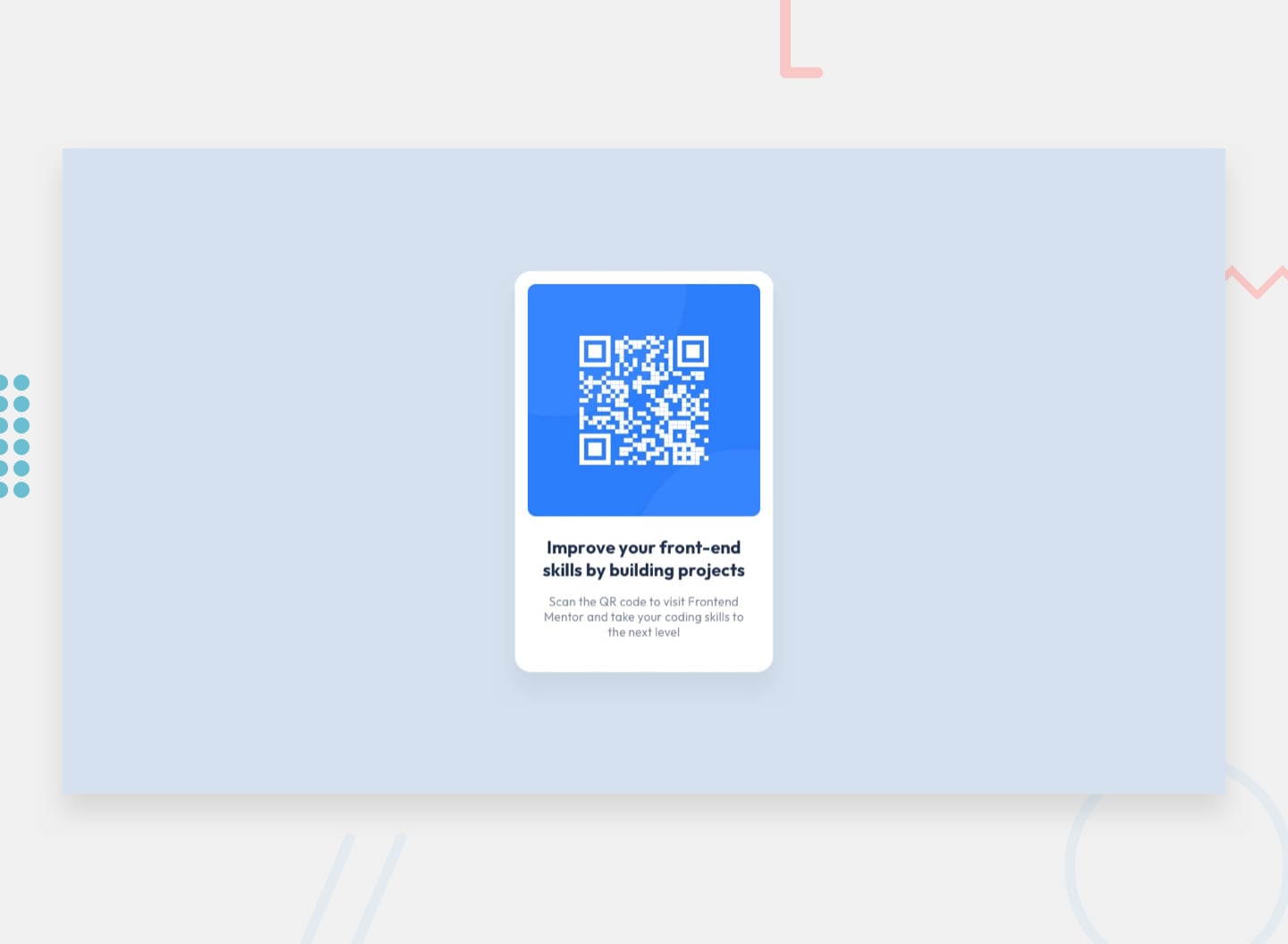 Frontend Mentor Qr Code Component